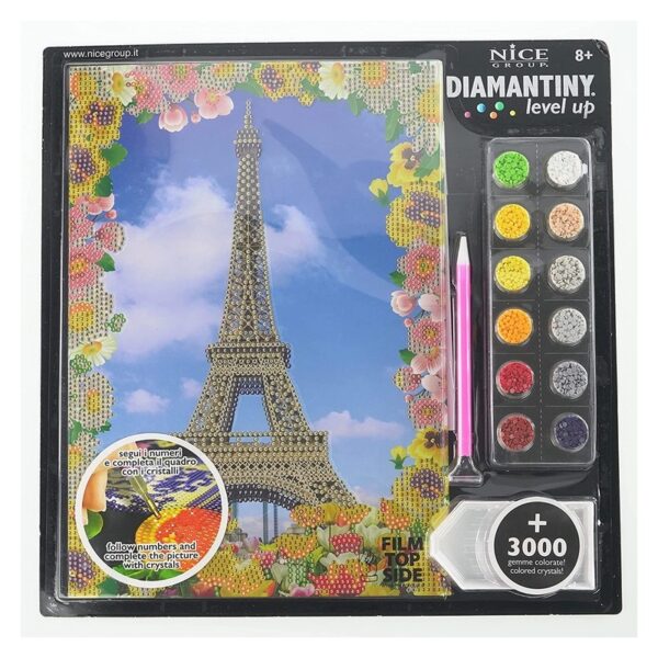 Kit perlitas de arte Diamantiny Level Up cuadro Torre Eiffel de París ...
