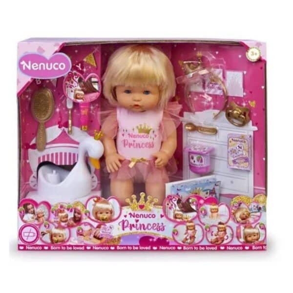 Nenuco Princess Muñeco con Pelo Rubio de 42 cm NFN61000 Famosa ...