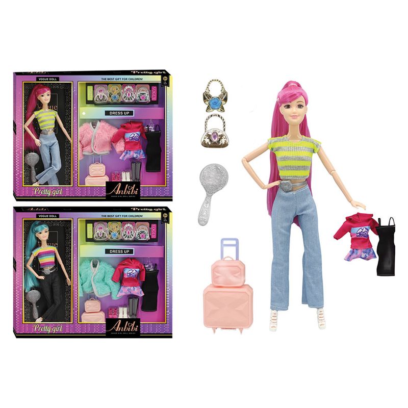 Muñeca Pretty Girl Dress Up Anbibi Modelos Surtidos 25249 - Juguetes Today
